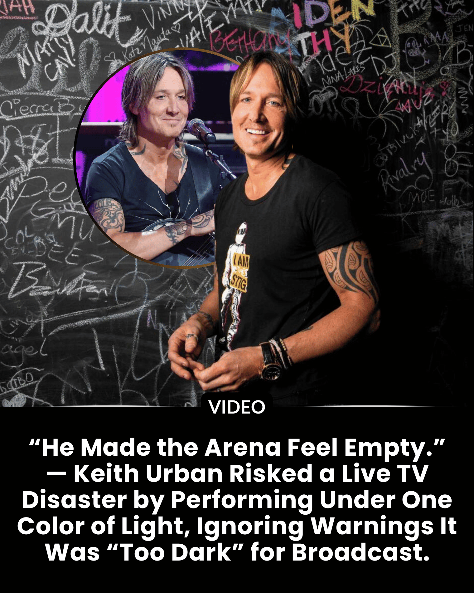 “He Made the Arena Feel Empty.” — Keith Urban Risked a Live TV Disaster ...