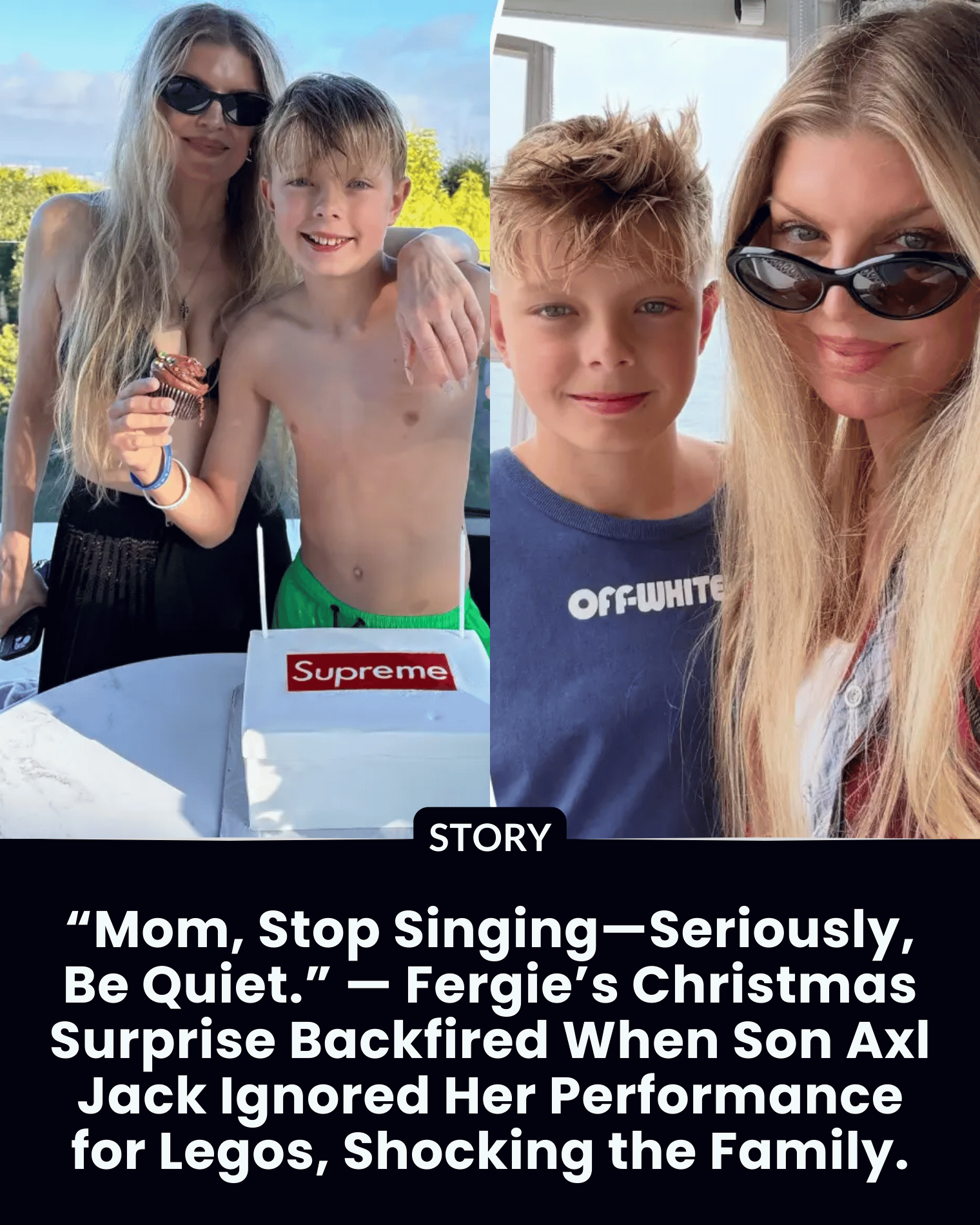 “Mom, Stop Singing—Seriously, Be Quiet.” — Fergie’s Christmas Surprise ...