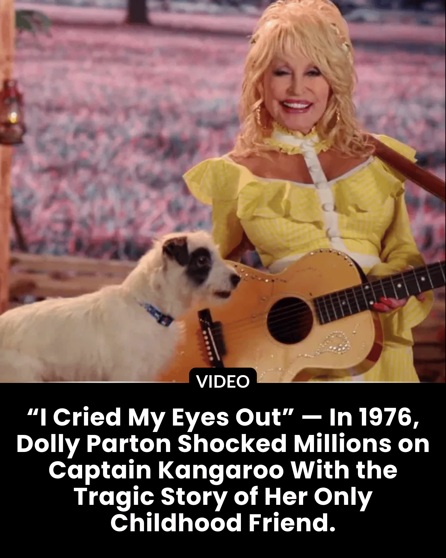“I Cried My Eyes Out” — In 1976, Dolly Parton Shocked Millions on ...
