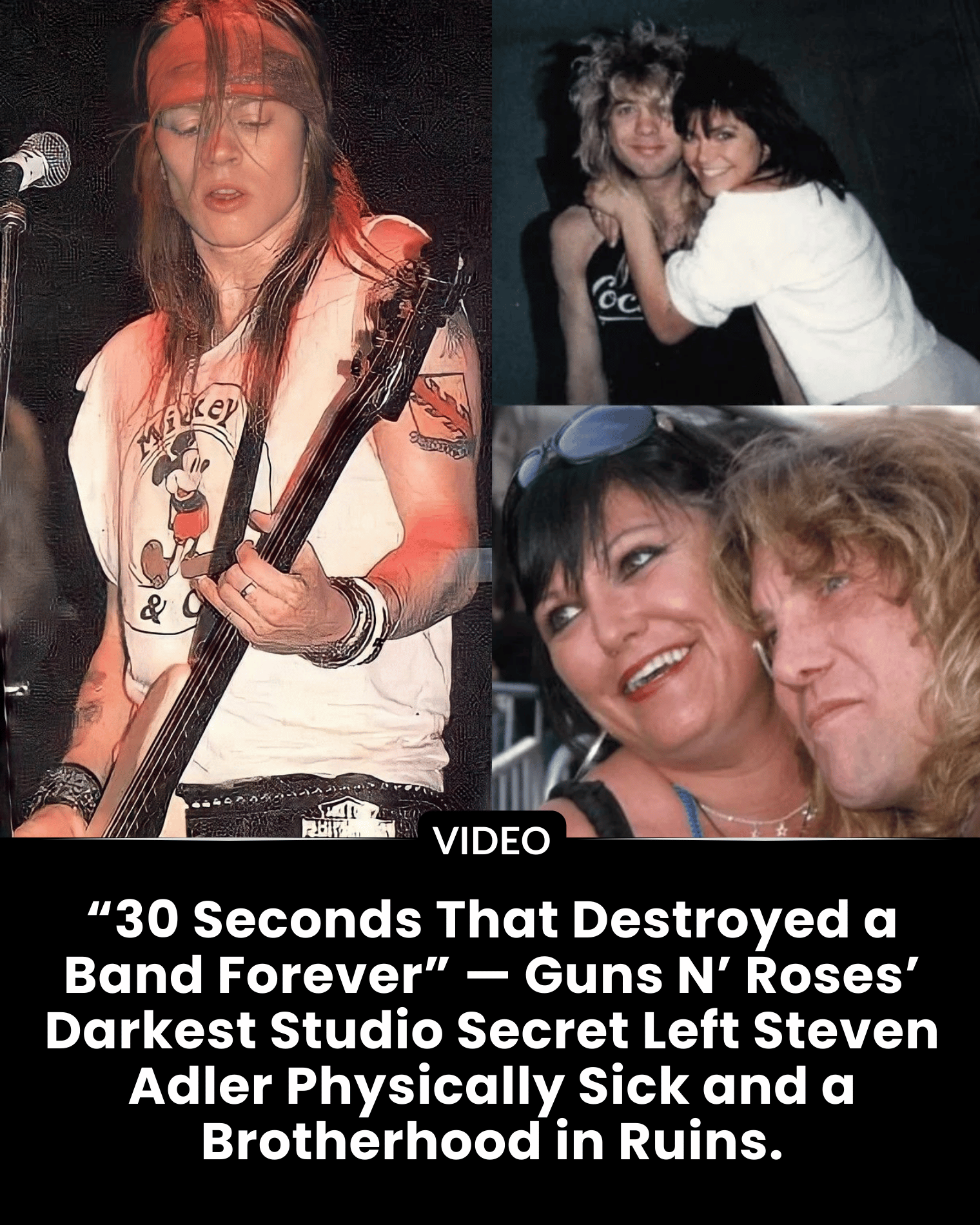 “30 Seconds That Destroyed a Band Forever” — Guns N’ Roses’ Darkest ...